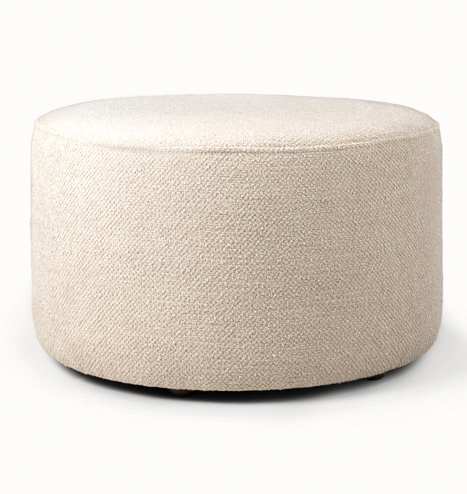 Ethnicraft Barrow Ottoman - Off white – Kartique